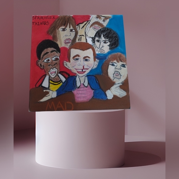 Hand Crafted | Art | Stranger Things Mad Magazine Style Art | Poshmark